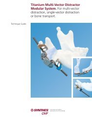 Titanium/Stainless Steel Elastic Nail System. For elastic ... - Synthes