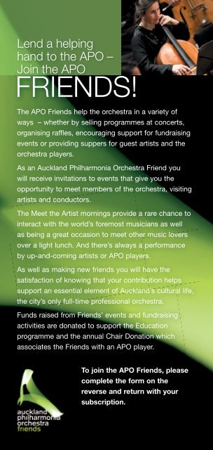 To download the Friends brochure and application form click HERE