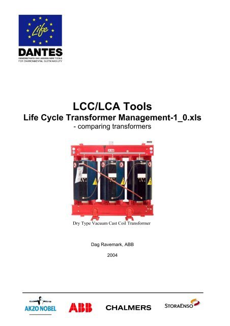 LCC/LCA Tools - DANTES project