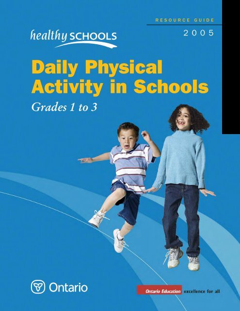 Daily Physical Activity in Schools â Grades 1 to 3 (PDF) - eWorkshop