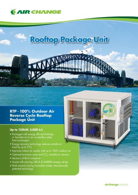 Rooftop Package Unit - Air Change