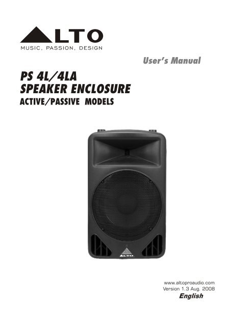PS4L - - Alto, Music Passion Design