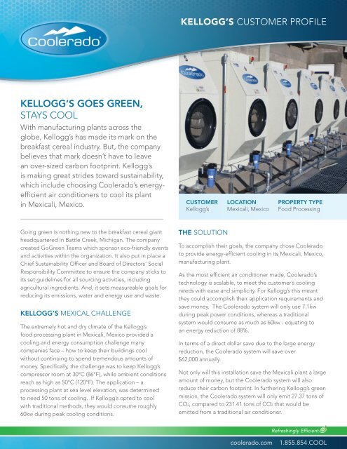 Kellogg's Case Study - Coolerado