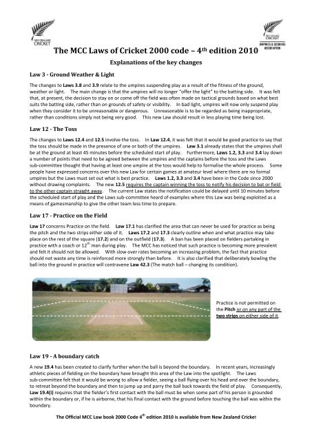 Mcc Cricket Laws
