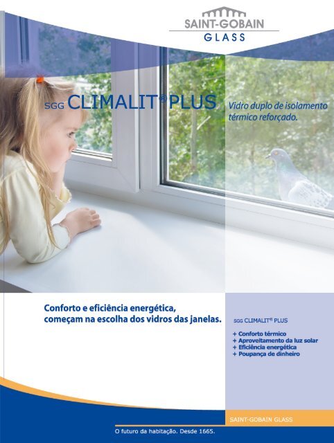 SGG CLIMALIT PLUS Vidro duplo de isolamento tÃ©rmico reforÃ§ado