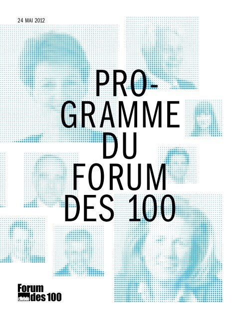 Programme (livret, PDF) - Forum des 100