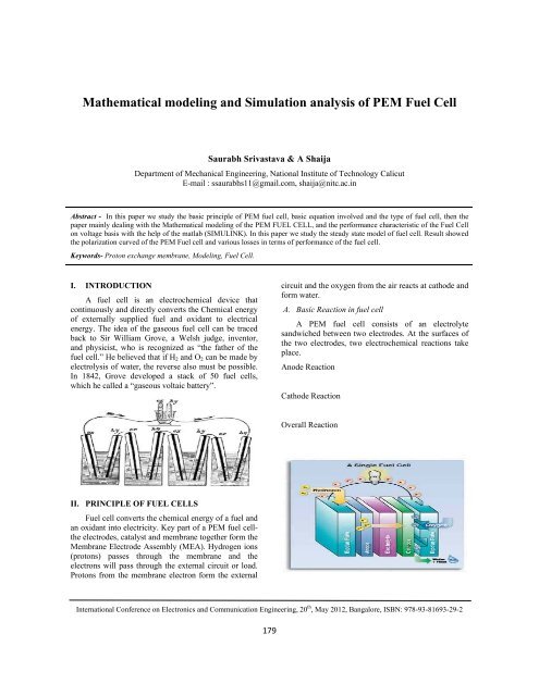 Mathematical modeling and Simulation analysis of ... - IRNet Explore