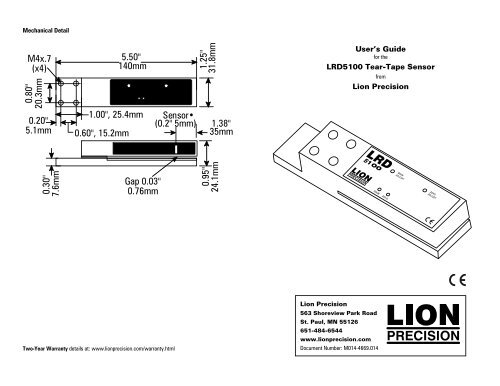 Manual - Lion Precision