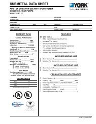 SUBMITTAL DATA SHEET - UPGNet