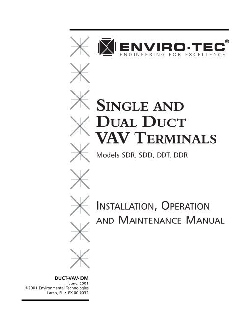 SINGLE AND DUAL DUCT VAV TERMINALS - Enviro-Tec