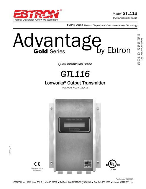 by Ebtron GTL116
