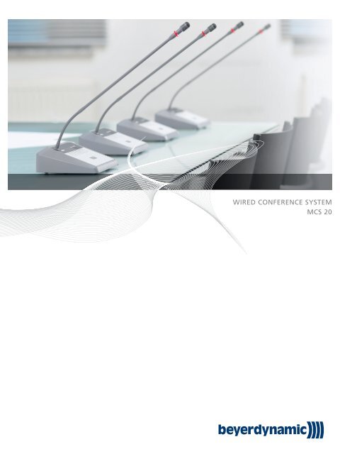 WIRED CONFERENCE SYSTEM MCS 20 - Beyerdynamic