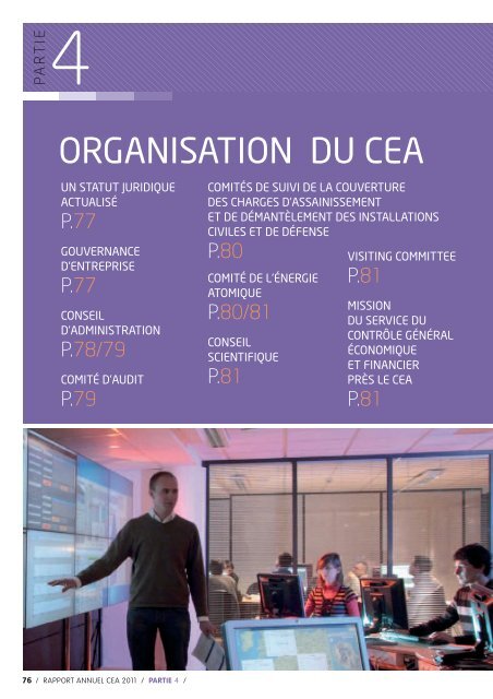 Organisation du CEA