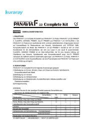 PANAVIA™ F 2.0 Flow Chart (DE)