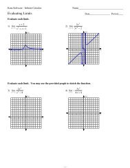 06 - Approximating Area Under Curve - Kuta Software