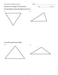 4-Classifying Triangles - Kuta Software
