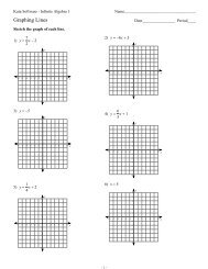 Graphing Trig Functions - Kuta Software