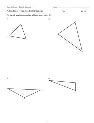 4-Classifying Triangles - Kuta Software