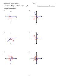 11-Inscribed Angles - Kuta Software