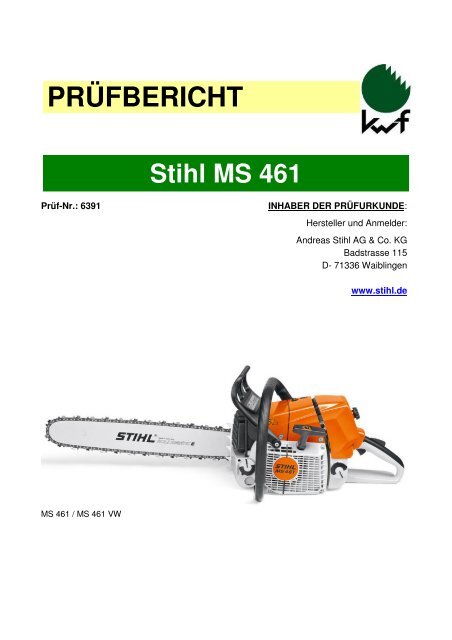 Stihl MS 461