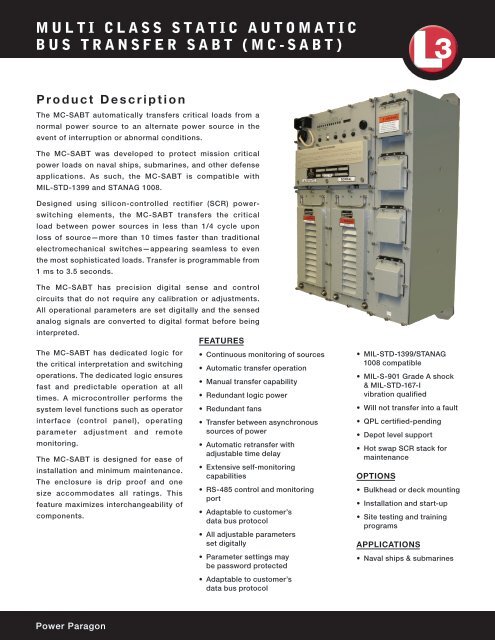 mc-sabt - Power Paragon, Inc.