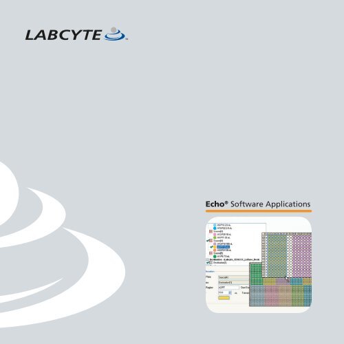 Echo® Software Applications Brochure - Labcyte
