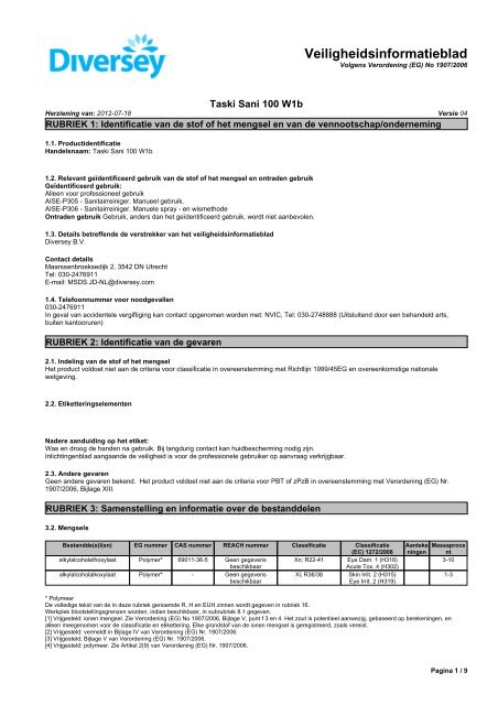 Taski Sani 100 W1b - Laboclean