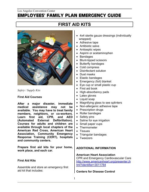 First Aid Instruction Booklet Red Cross