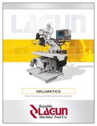 manual lathes - Republic-Lagun Machine Tool Co