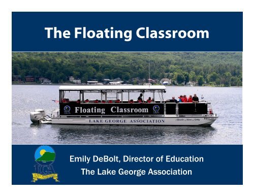 The Floating Classroom - Lake George Association