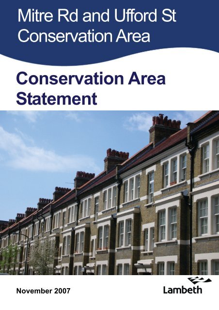 Mitre Road and Ufford Street Conservation Area ... - Lambeth Council