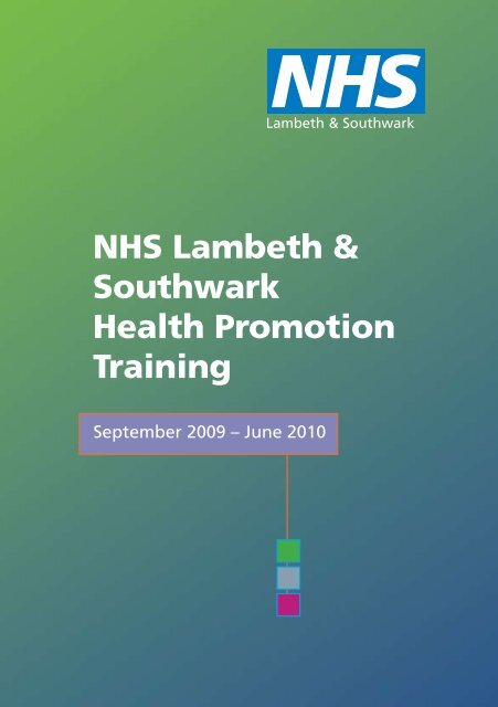 NHS Lambeth & Southwark Health Promotion Training