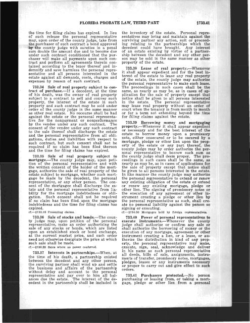 Florida Statutes 1941, Volume 1 - Florida State University College of ...