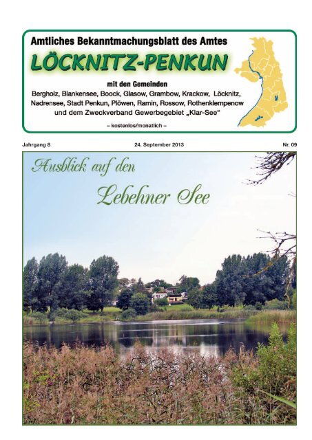 Nr. 09/2013 - Amt Löcknitz-Penkun