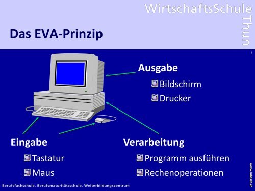 Das EVA-Prinzip