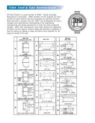TEMA Type Shell & Tube Heat Exchangers - Delta T Heat Exchangers