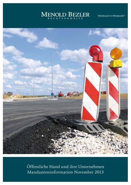 November 2013 - Menold Bezler Rechtsanwälte