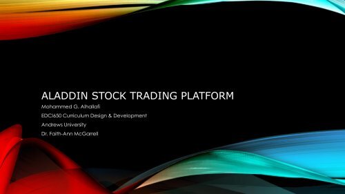 ALADDIN STOCK TRADING PLATFORM
