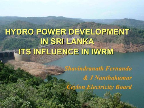 HYDRO POWER DEVELOPMENT IN SRI LANKA ITS ... - NARBO