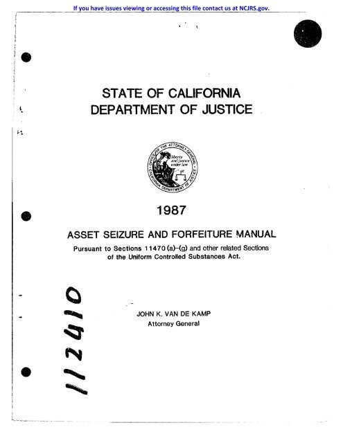 California Department Of Justice Logo