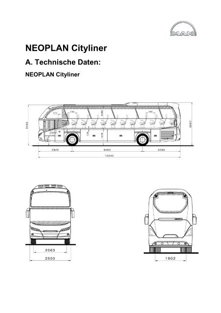 Cityliner Datenblatt - Neoplan