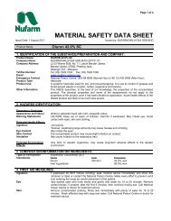 Material Safety Data Sheet - Nufarm
