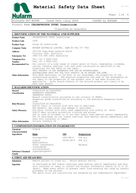 Black Flag Fogging Insecticide Msds