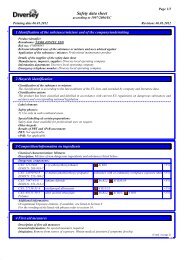 Safety data sheet - Diversey