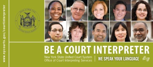 Be A Court Interpreter Brochure - Unified Court System