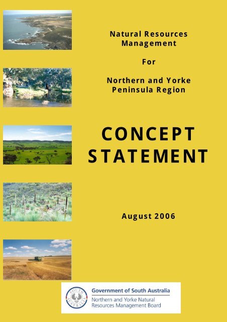 Concept Statement - Northern and Yorke Natural Resources ...