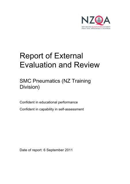 SMC Pneumatics (NZ Training Division) - NZQA