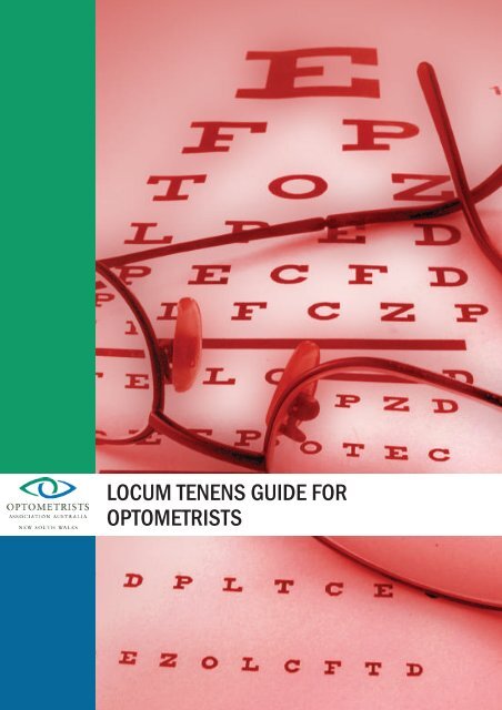 locum tenens guide for optometrists - Optometrists Association ...