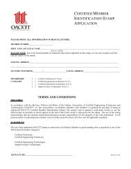 TECHNOLOGY REPORT GUIDELINES - oacett