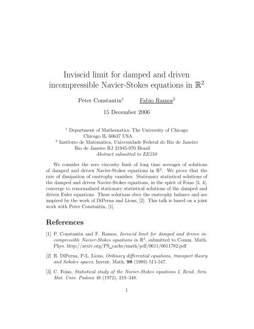 Inviscid limit for damped and driven Navier-Stokes equations in R 2